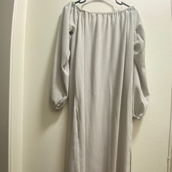 Dresses | Shoulderless White Black Dress | Poshmark